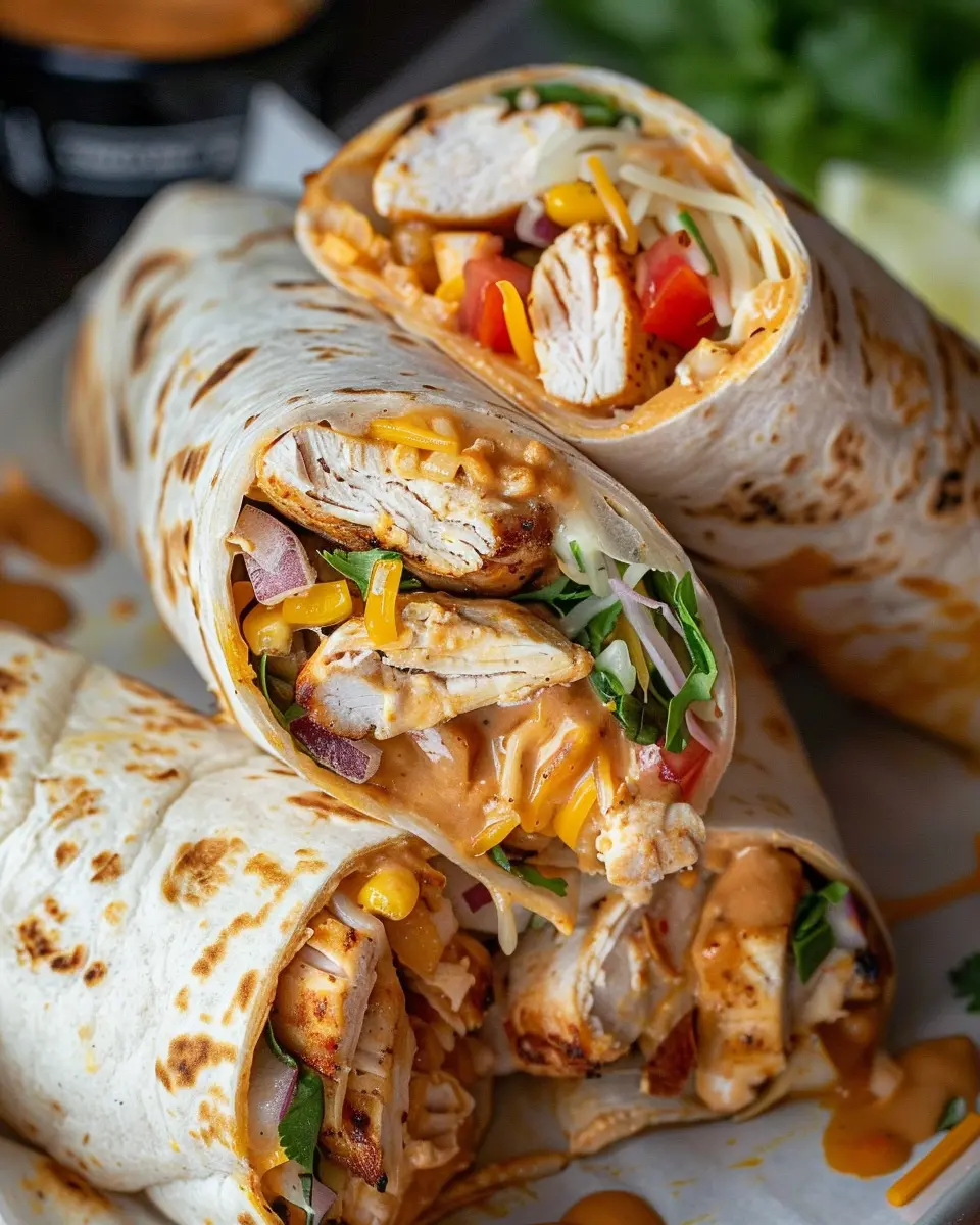 chipotle ranch grilled chicken burrito