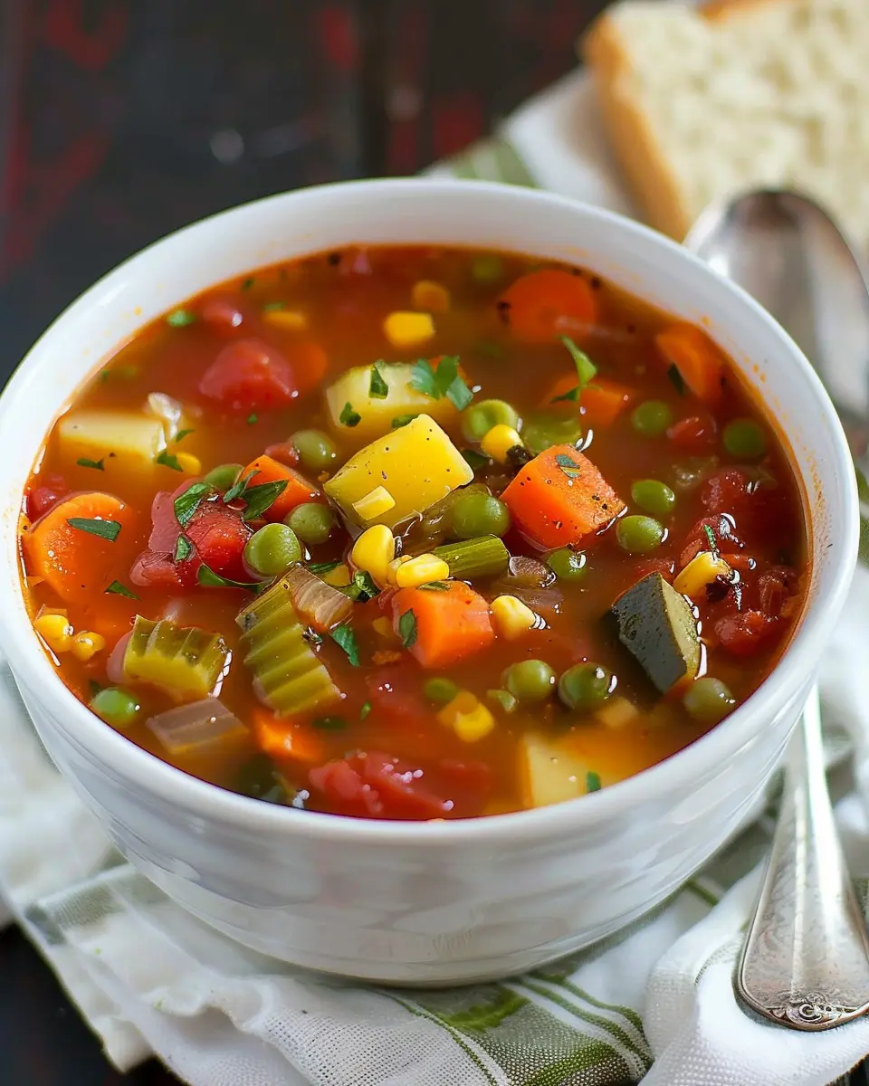 vegetable soup recipe