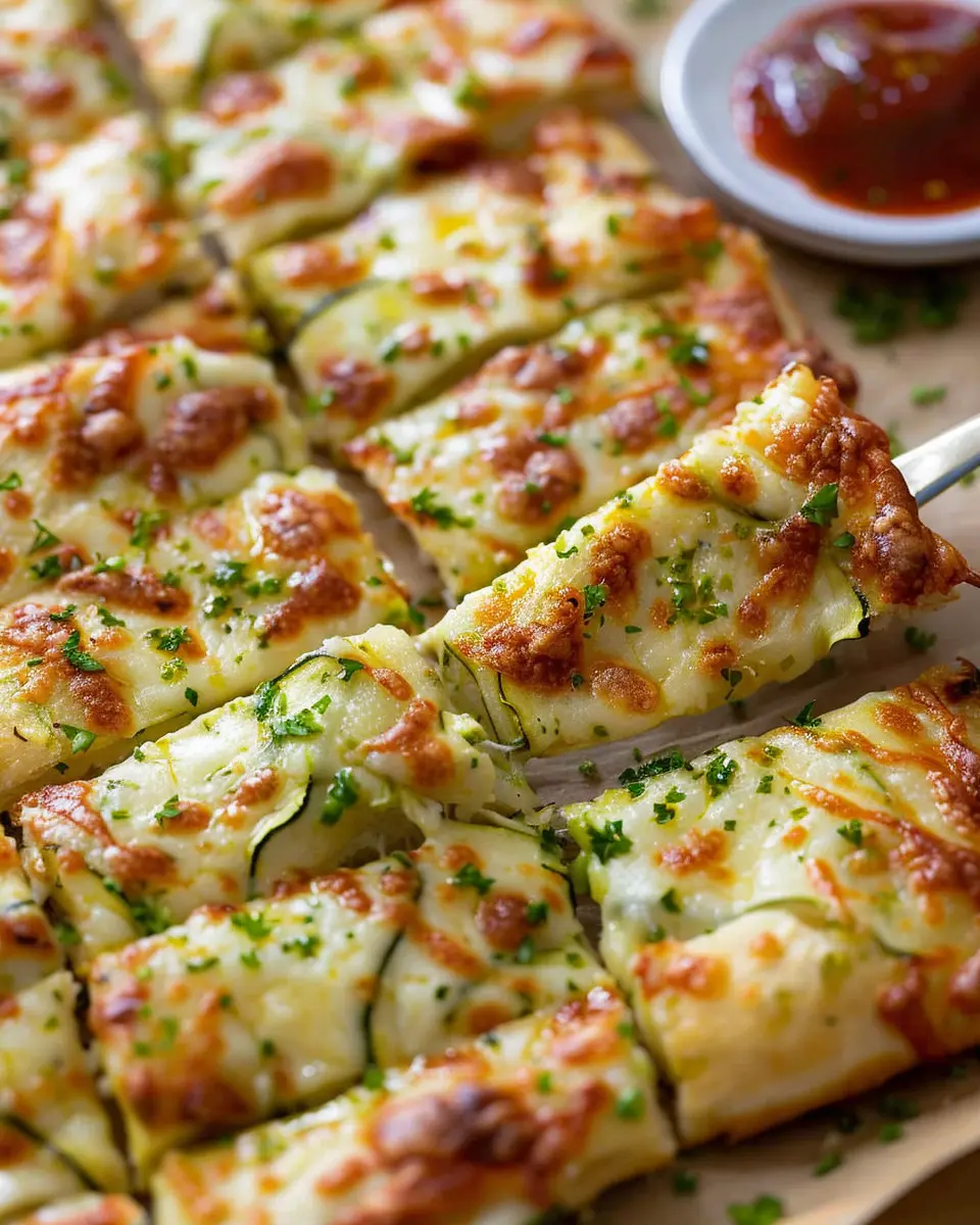 cheesy zucchini breadsticks